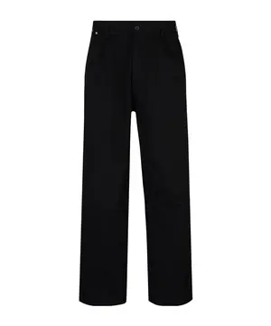 Hugo Boss Pleated Wideleg Trousers - Black