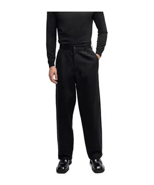Hugo Boss Pleated Wideleg Trousers