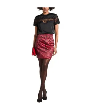 Dolce & Gabbana Leopard Print Stretch Skirt
