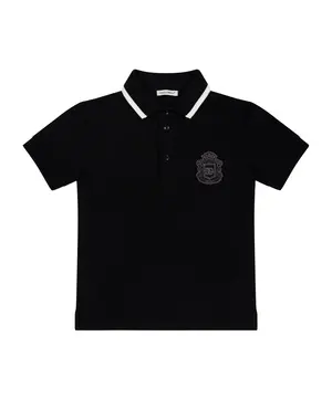 Dolce & Gabbana Simple Polo Shirt - Black