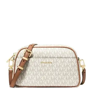 Michael Kors Off Monogram Camera Crossbody Bag - No