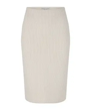 Bottega Veneta Simple Middle Skirt - White