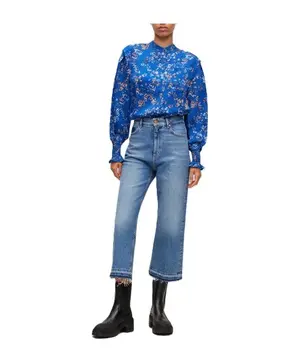 Hugo Boss Cobaltblue Floralprint Blouse