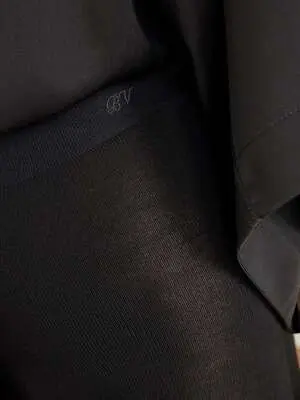 Bottega Veneta Logo-embroidered Knitted Wool Leggings