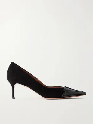 AQUAZZURA Orbit Pump 65 Suede Pumps - Black