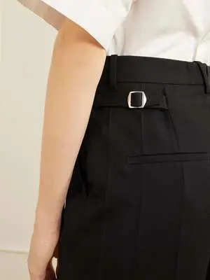 Bottega Veneta Wool Grain De Poudre Straight-leg Pants