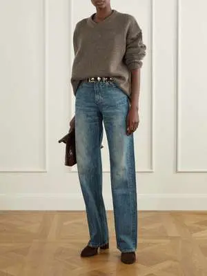 CHRISTIAN LOUBOUTIN Ira 55 Suede Ankle Boots