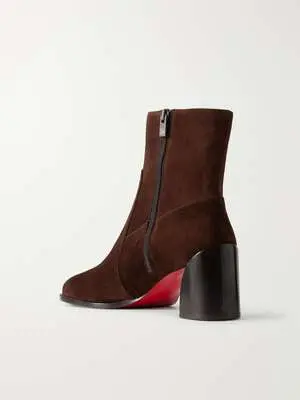 CHRISTIAN LOUBOUTIN Ira 55 Suede Ankle Boots