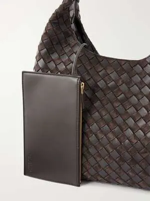 Bottega Veneta Bell Large Intrecciato Leather Shoulder Bag