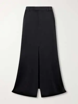 ANN DEMEULEMEESTER Kaisa Duchesse-satin Maxi Skirt