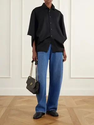 Bottega Veneta High-rise Barrel-leg Jeans