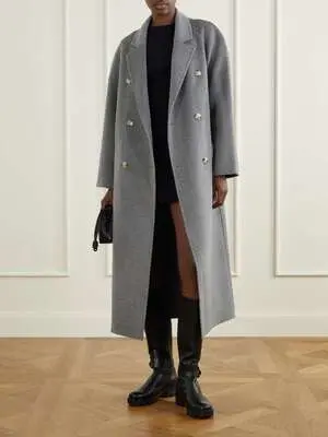 CHRISTIAN LOUBOUTIN Dianouchette Lug Buckled Leather Knee Boots