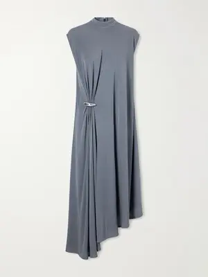 Bottega Veneta Embellished Maxi Dress - Gray