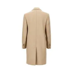 AMI Paris Wool Gabardine Double-breasted Coat