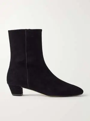 AeydĒ Yasmin 35 Leather Ankle Boots - Black