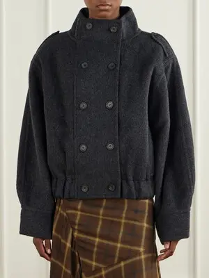 Sea Lona Wool Coat