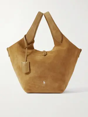 Polo Ralph Lauren Suede Tote Bag - Brown
