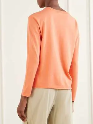 Auralee Cotton And Cashmere-blend T-shirt