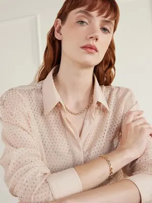 LUCY DELIUS 14-karat Diamond Necklace