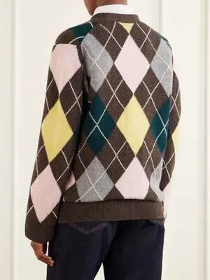 &daughter Ava Argyle Wool Cardigan