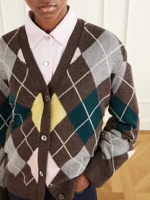 &daughter Ava Argyle Wool Cardigan