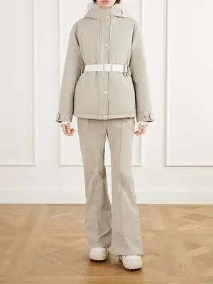 YVES SALOMON Pleated Flared Ski Pants