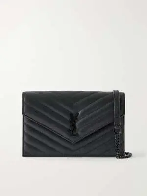 Saint Laurent Cassandre Mini Matelassé Leather Shoulder Bag