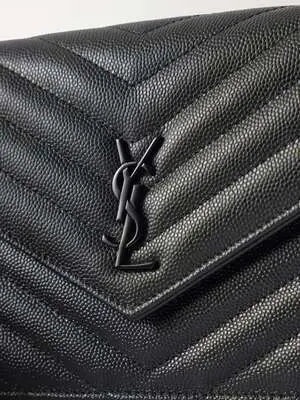 Saint Laurent Cassandre Mini Matelassé Leather Shoulder Bag