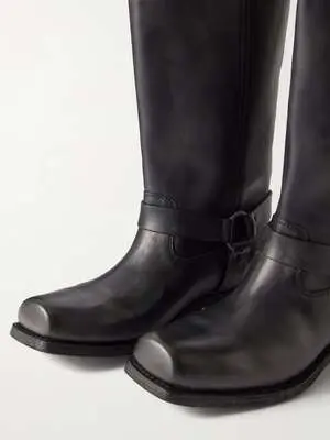 GOLDEN GOOSE Distressed Leather Knee Boots