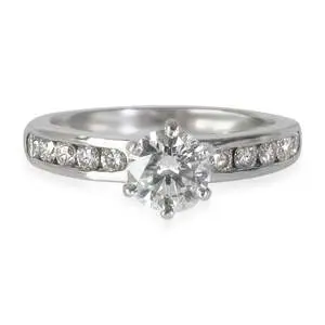 Tiffany & Co. 0.7 Ct Round Brilliant Diamond Engagement Ring