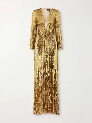 Jenny Packham Narcissus Embellished Tulle Gown