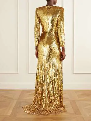 Jenny Packham Narcissus Embellished Tulle Gown