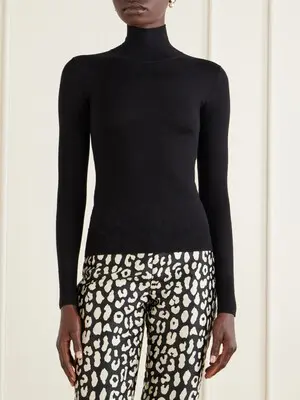Carolina Herrera Wool And Silk-blend Turtleneck Sweater