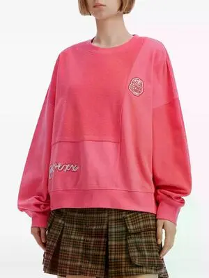 FINGERCROXX Patchwork Logo-patch Sweatshirt