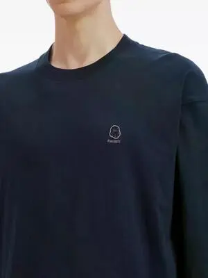 FINGERCROXX Logo-embroidered Long-sleeved T-shirt