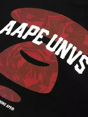 AAPE BY *A BATHING APE Aapeunvs Logo-print Cotton T-shirt