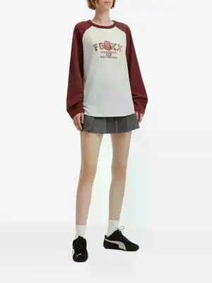 FINGERCROXX Logo-print Raglan-sleeve T-shirt