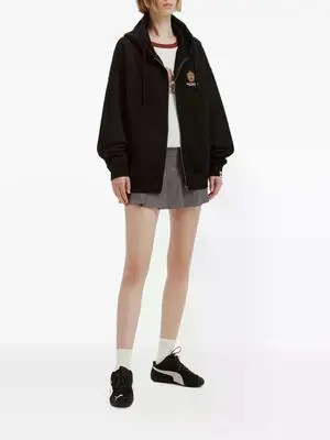 FINGERCROXX Graphic Print Zip-up Hoodie