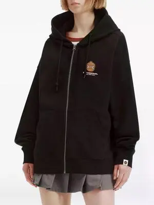 FINGERCROXX Graphic Print Zip-up Hoodie