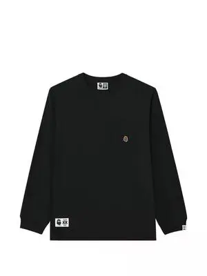 FINGERCROXX Logo-patch T-shirt - Black