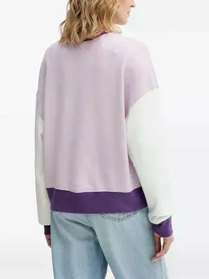 BENETTON Color-block Crewneck Sweatshirt