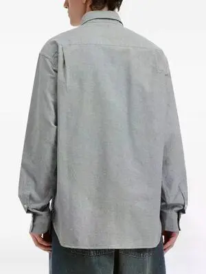 FINGERCROXX Logo-patch Button-down Shirt