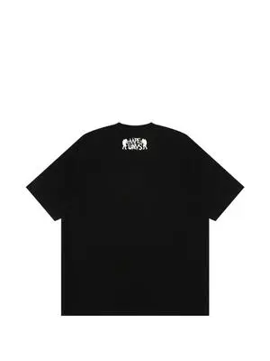 AAPE BY *A BATHING APE Aapeunvs Moonface Graphic-print T-shirt - Black