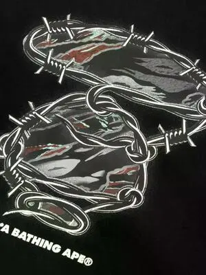 AAPE BY *A BATHING APE Aapeunvs Moonface Graphic-print T-shirt
