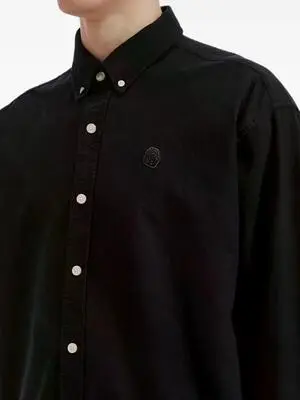 FINGERCROXX Logo-patch Button-down Shirt