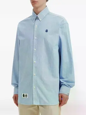 FINGERCROXX Logo-patch Button-down Shirt