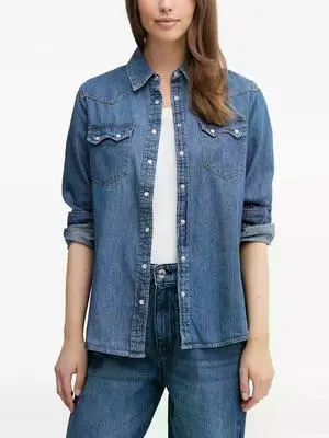 BENETTON Chest-pockets Denim Shirt