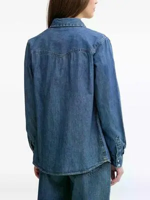 BENETTON Chest-pockets Denim Shirt