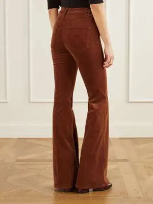 MOTHER The Doozy Cotton-blend Corduroy Flared Pants