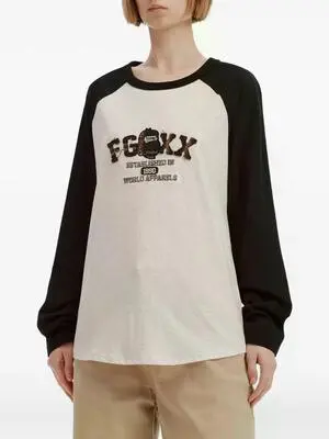 FINGERCROXX Logo-print Raglan-sleeve T-shirt